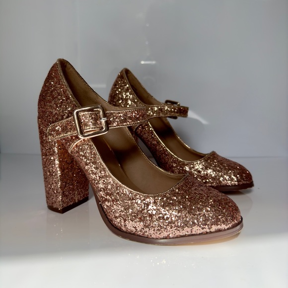 Mix No. 6 | Shoes | Miu Miu Inspired Glitter Mary Jane Pumps By Mix No ...